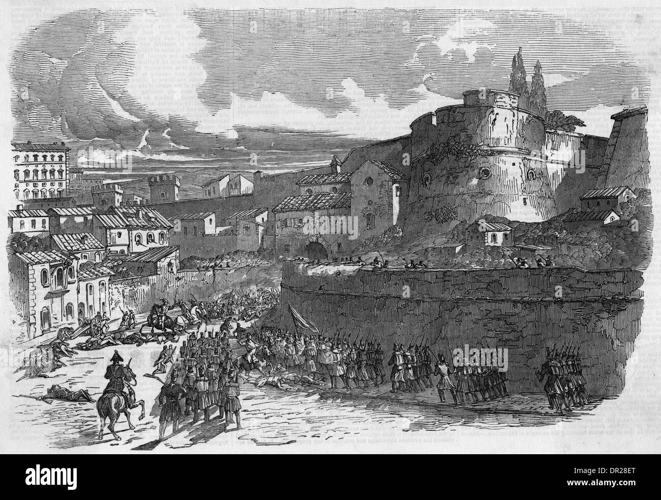 The french attack Black and White Stock Photos & Images - Alamy