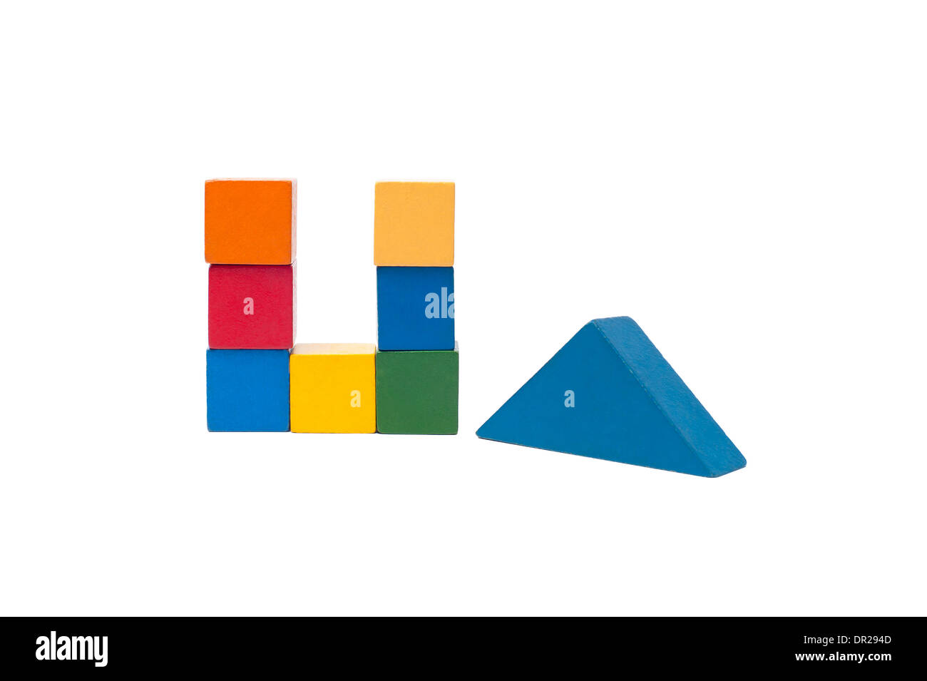 old children's building blocks Stock Photo - Alamy