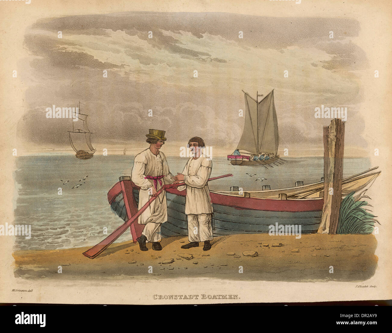 Boatmen 19th century hi-res stock photography and images - Alamy