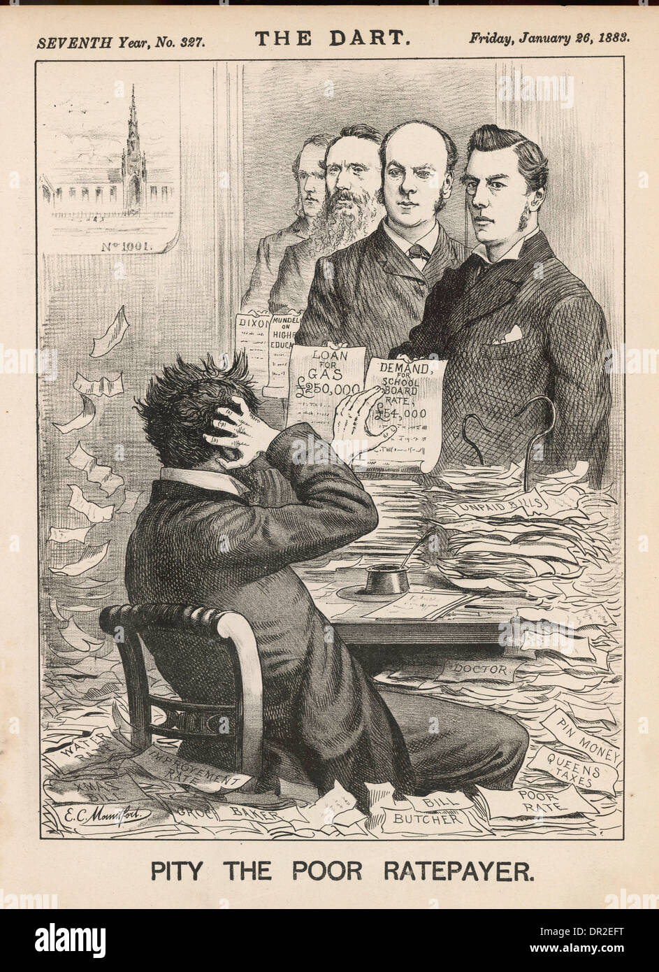 PITY THE POOR RATEPAYER Stock Photo - Alamy