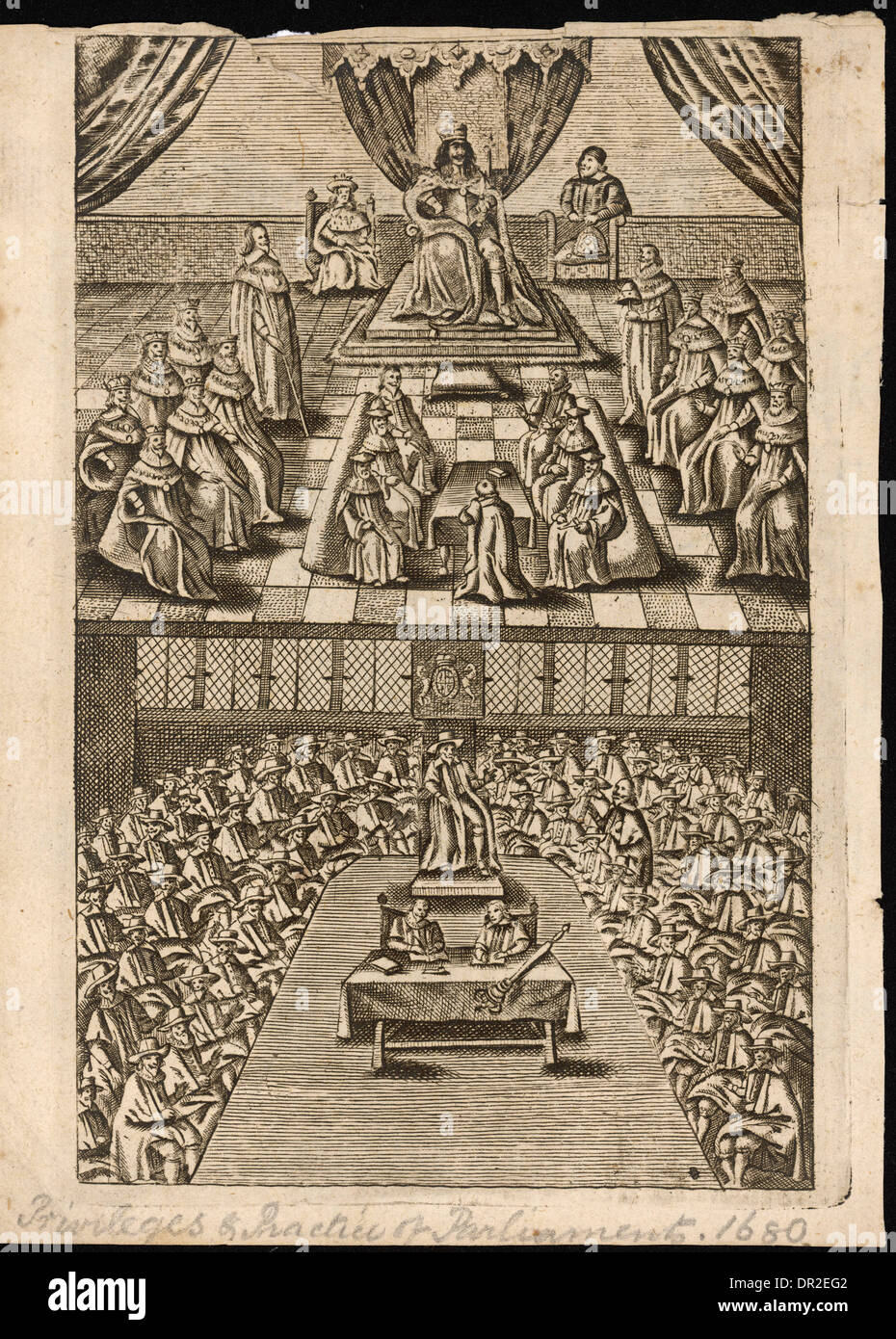 Charles ii to parliament hi-res stock photography and images - Alamy