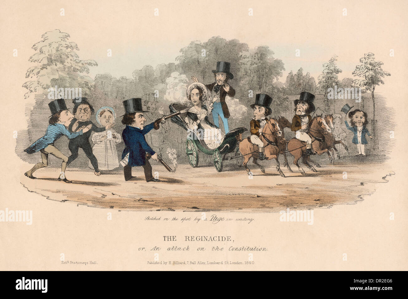 Victoria assassin 1840 hi-res stock photography and images - Alamy