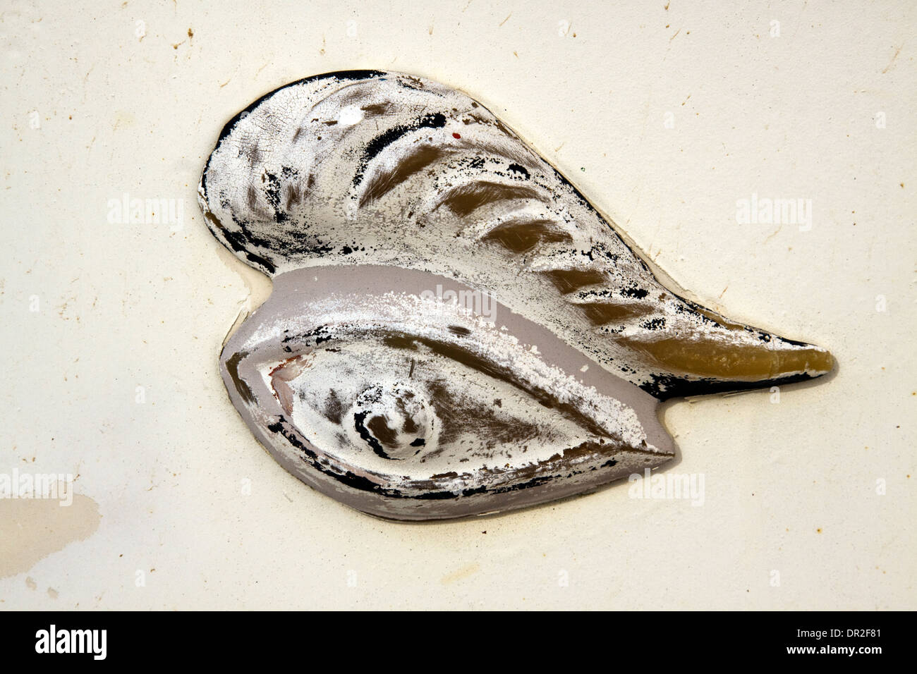 Luzzu eyes on traditional Maltese fishing boats Stock Photo - Alamy