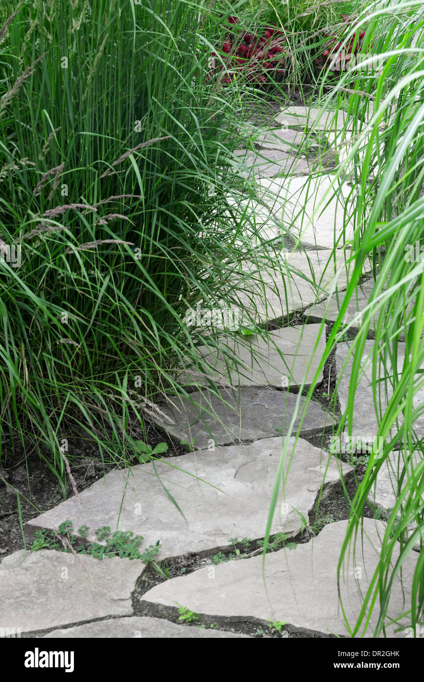 Path pathway tiles hi-res stock photography and images - Alamy