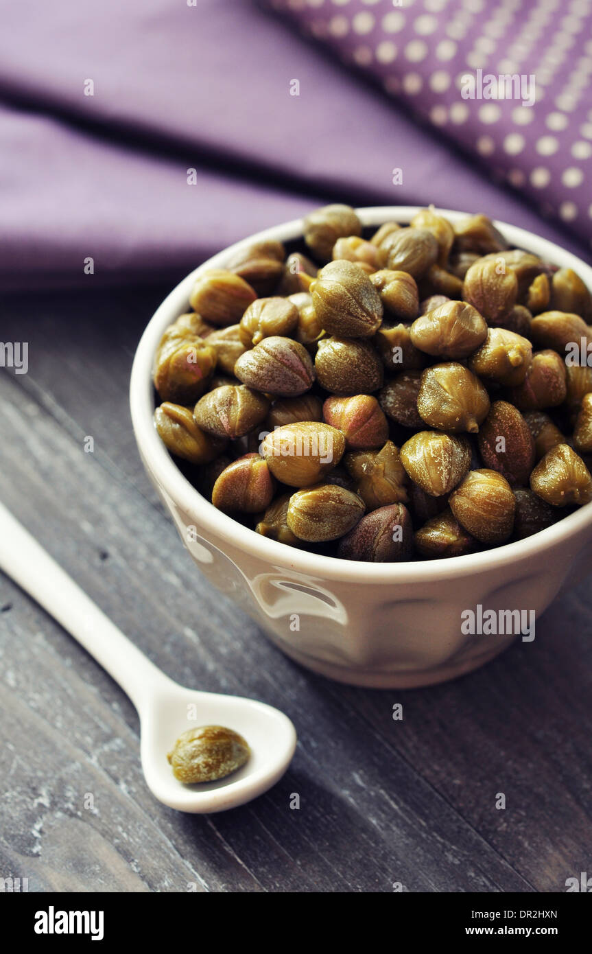 Close up pickled capers hi-res stock photography and images - Alamy