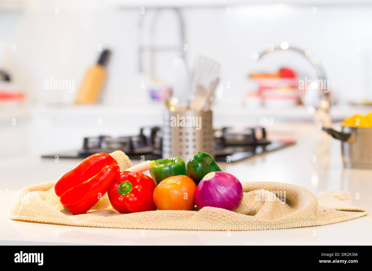 Vegetables in the kitchen Stock Photo - Alamy