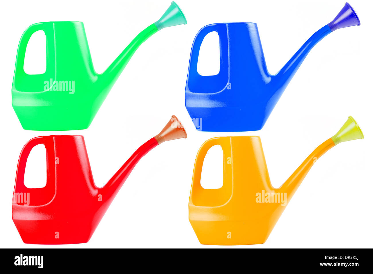 Watering can color collection set Stock Photo - Alamy