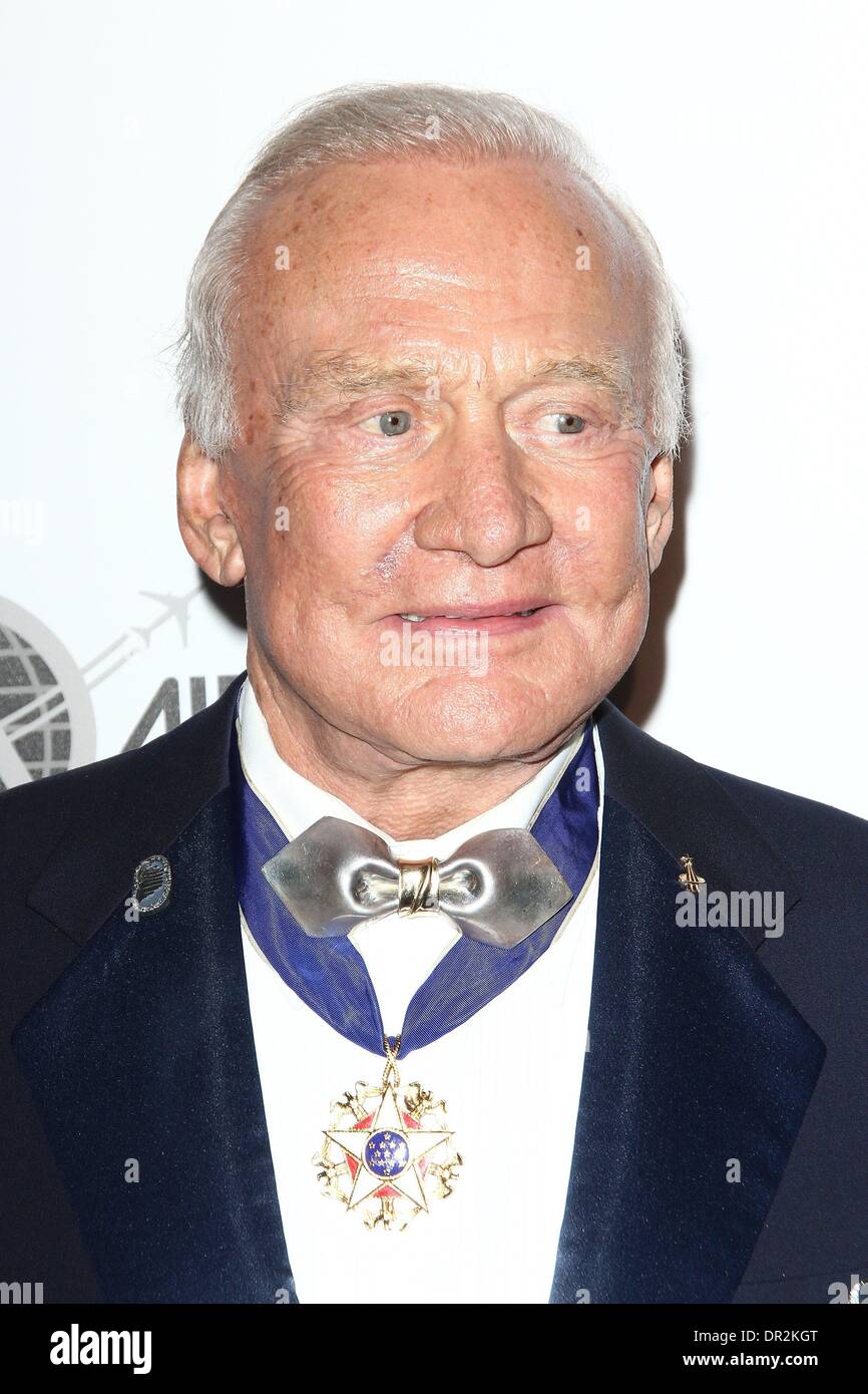 Los Angeles, California, USA. 17th Jan, 2014. Dr.Buzz Aldrin arriving ...