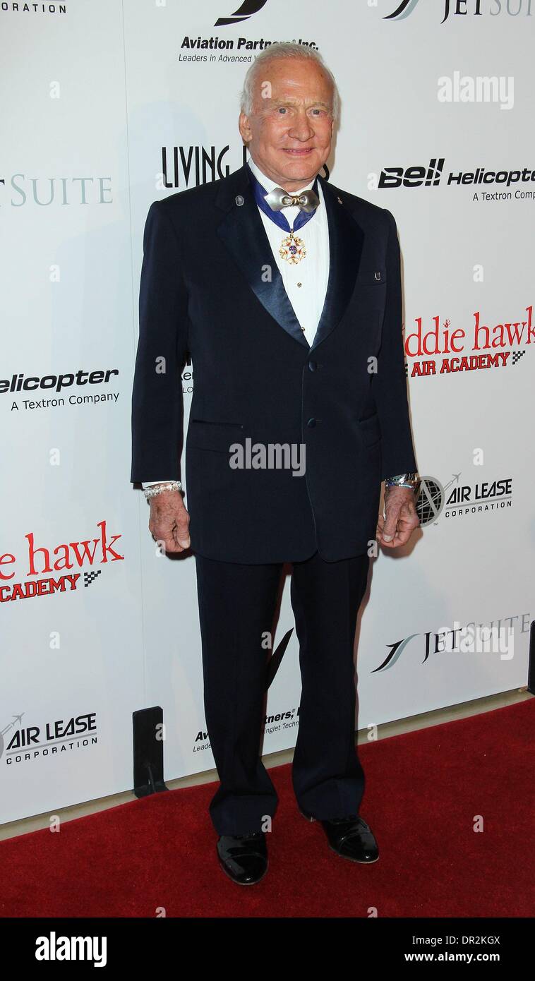 Los Angeles, California, USA. 17th Jan, 2014. Dr.Buzz Aldrin arriving ...
