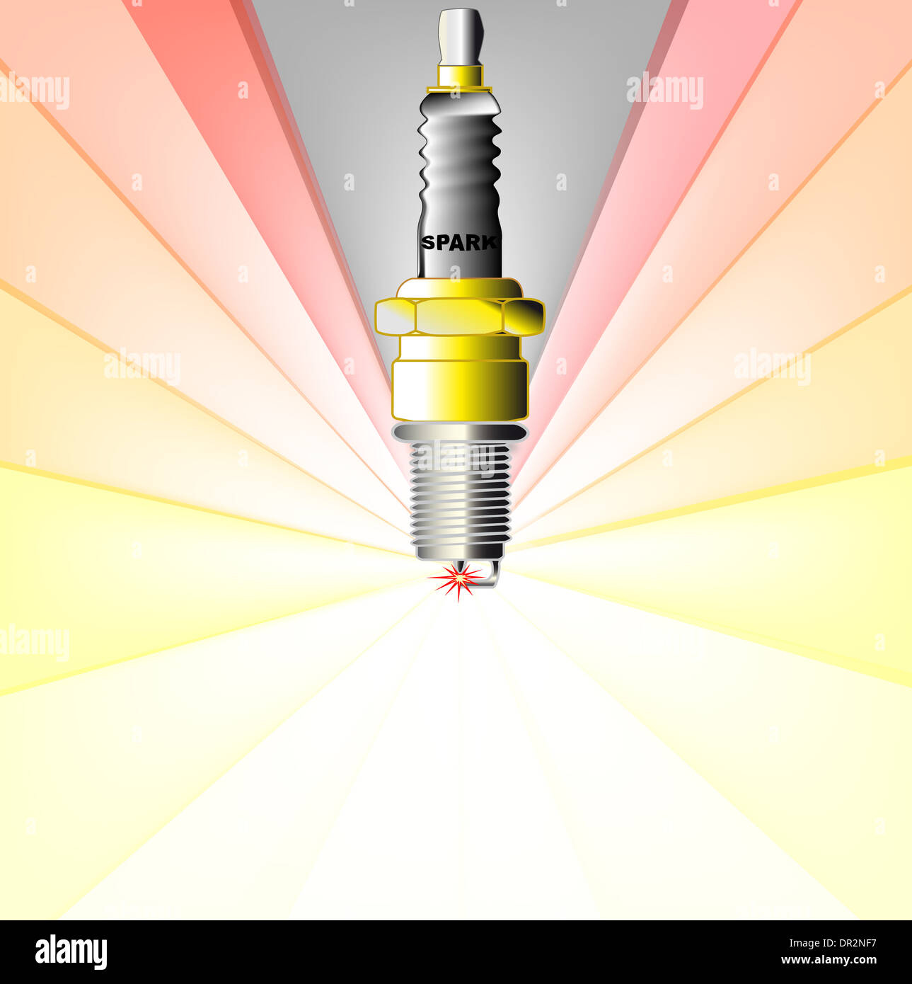 Spark plug drawing hi-res stock photography and images - Alamy