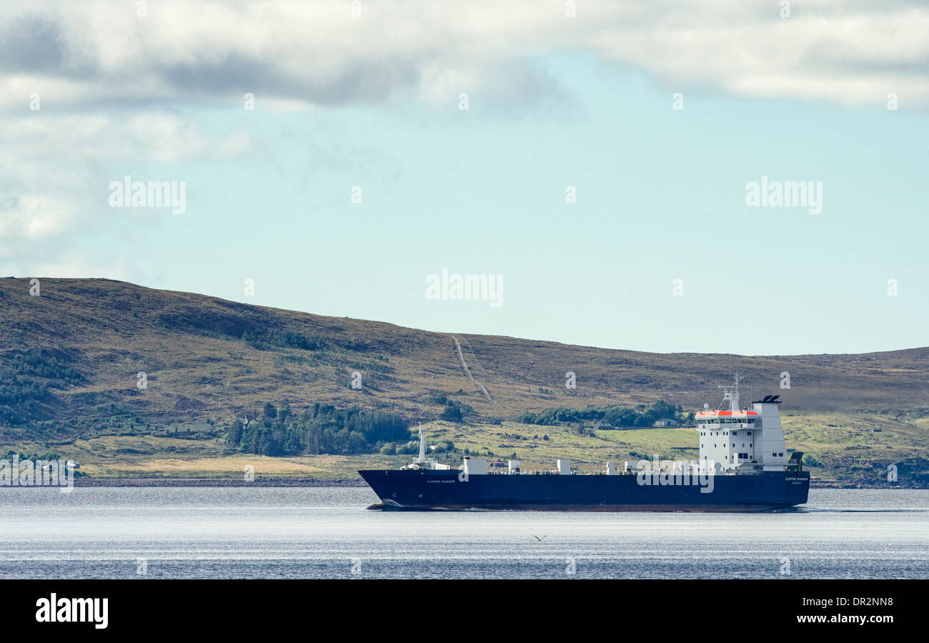 Clipper Ranger Vessel, sailing past Ardmair, into Ullpool, Scottish ...