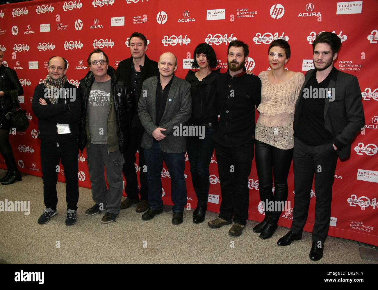 Park City, UT, USA. 17th Jan, 2014. Ed Guiney, David Barron, Stevie Lee ...