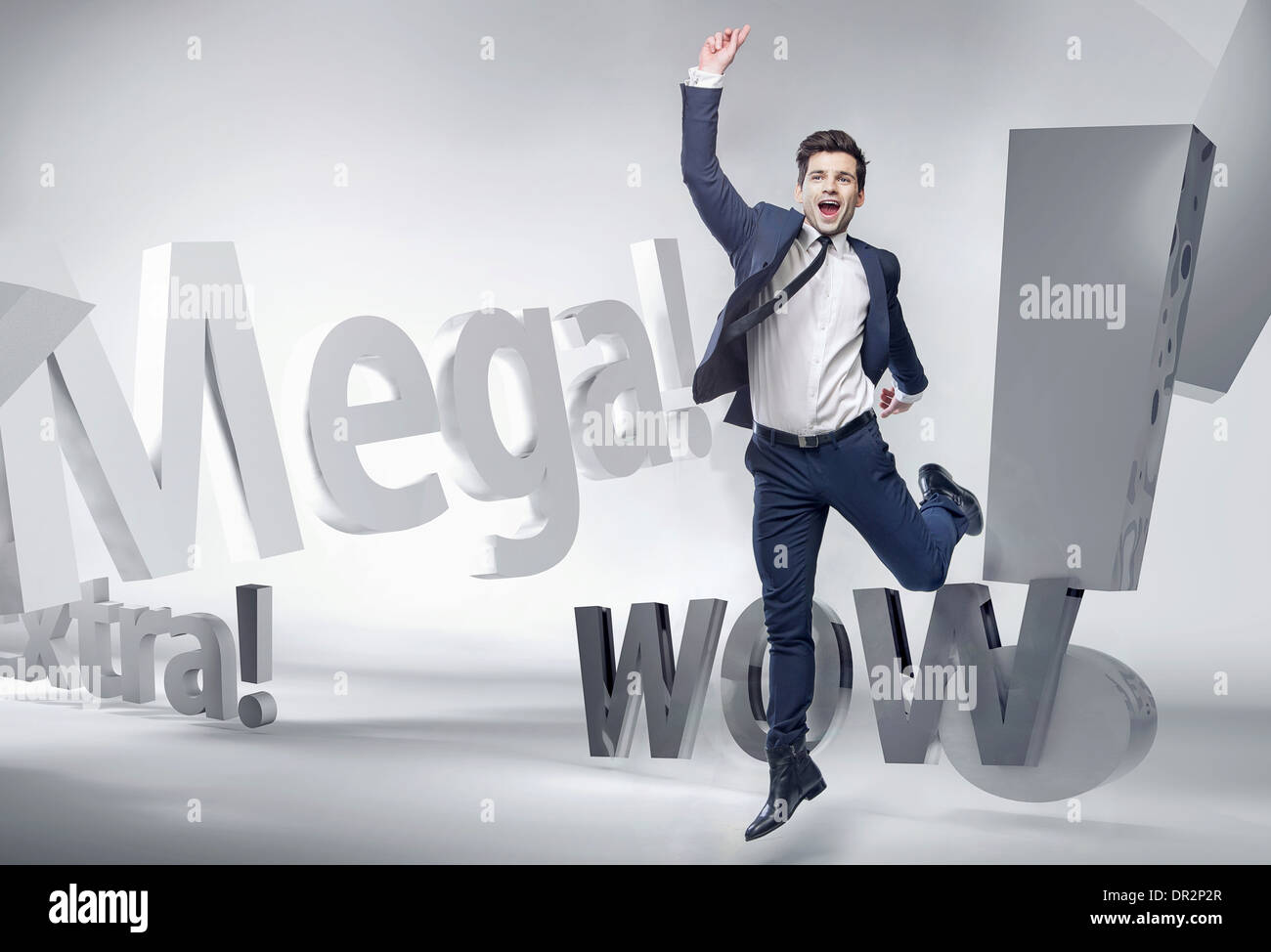 Young handsome victorious guy hi-res stock photography and images - Alamy