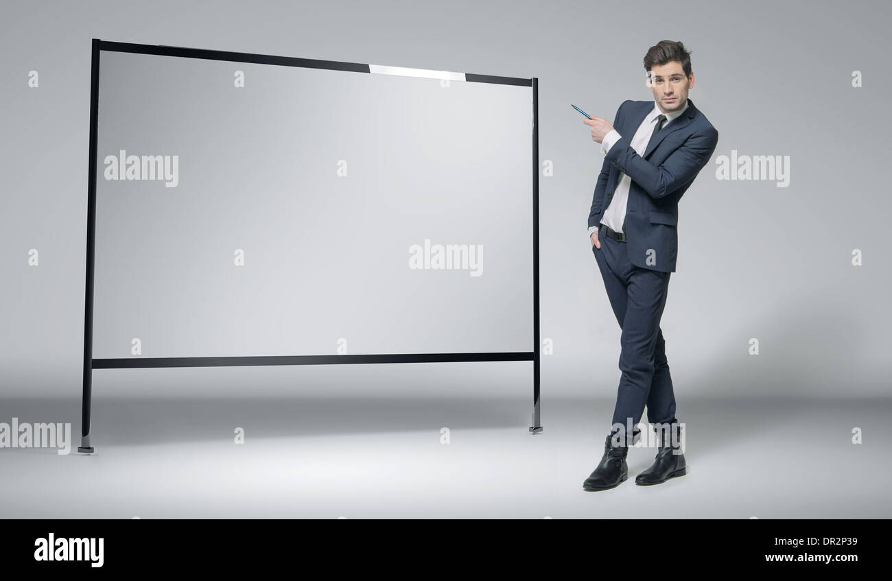 Think guy keep hand hi-res stock photography and images - Alamy