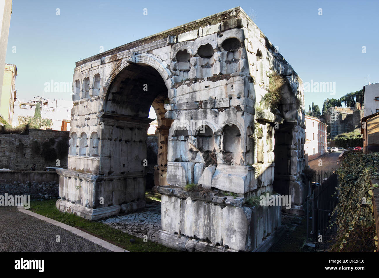 Italy rome arch janus hi-res stock photography and images - Alamy