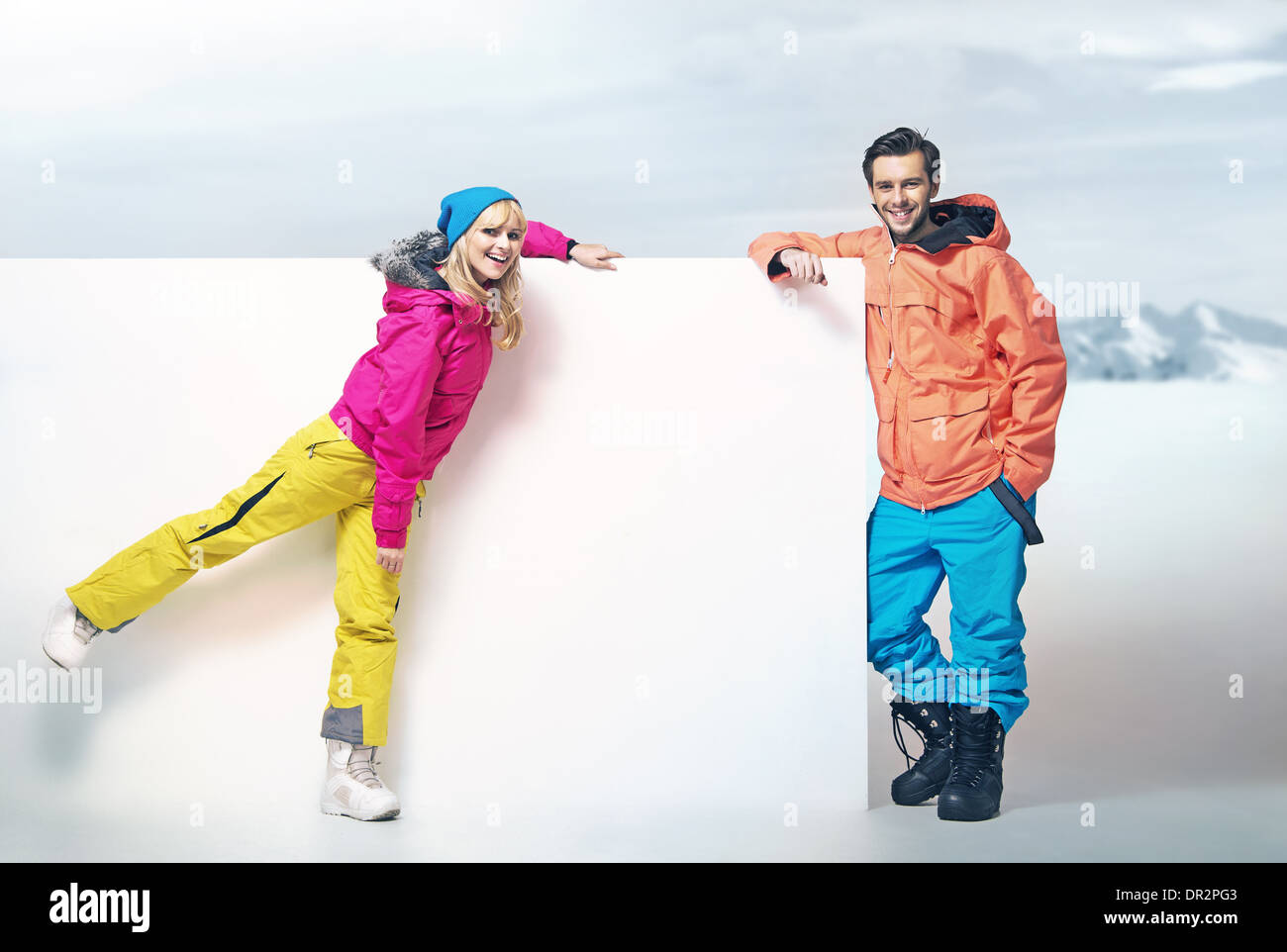 Cute blonde lady with her attractive boyfriend Stock Photo - Alamy