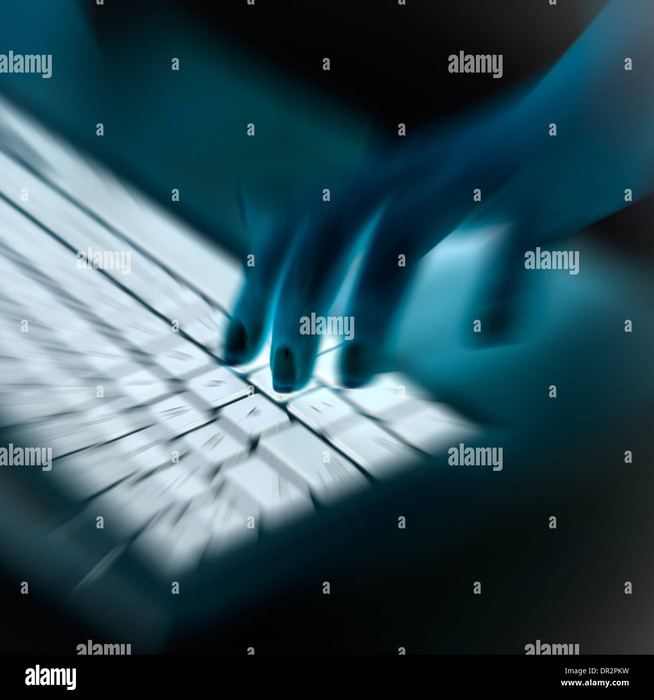 Human hand access to digital technology Stock Photo - Alamy