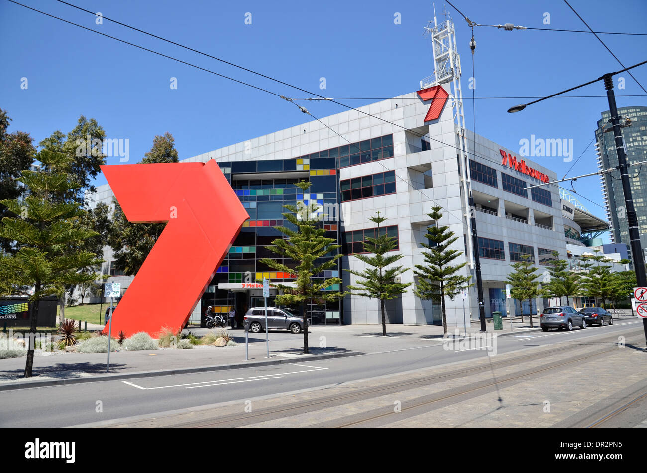 The Channel 7 Building in Stadium Precinct, in Melbourne's Docklands ...