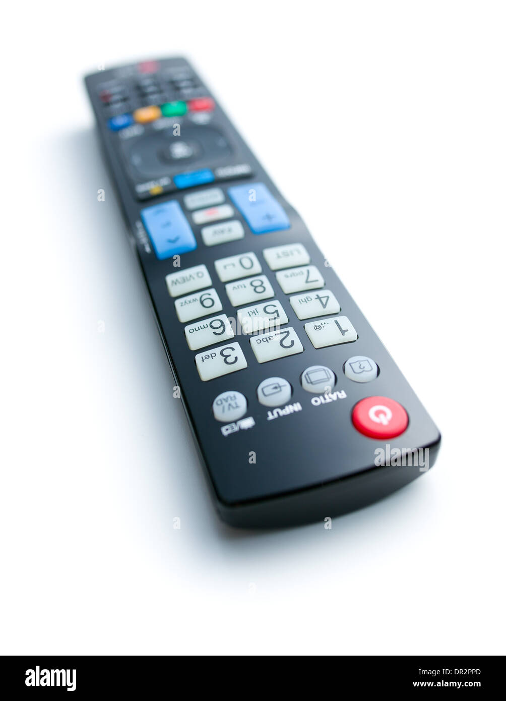 remote control on white background Stock Photo - Alamy