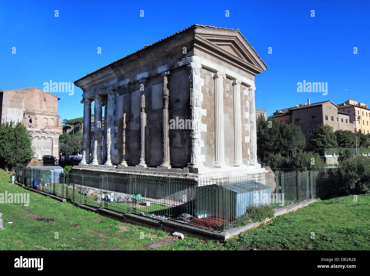 Temple of portunus hi-res stock photography and images - Alamy