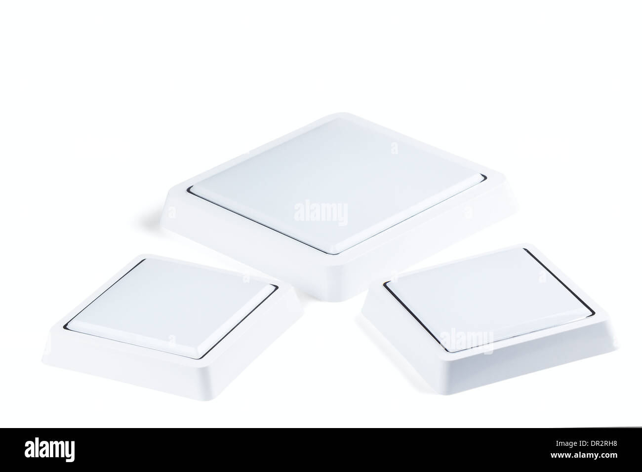 ceiling led light isolated on white background Stock Photo - Alamy