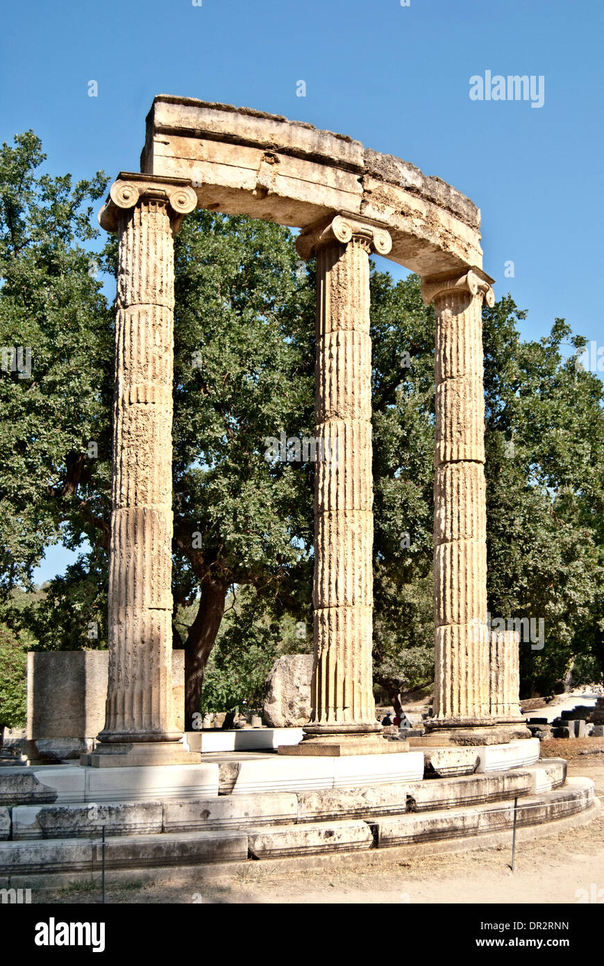 Philippeion of Olympia, Greece Stock Photo - Alamy