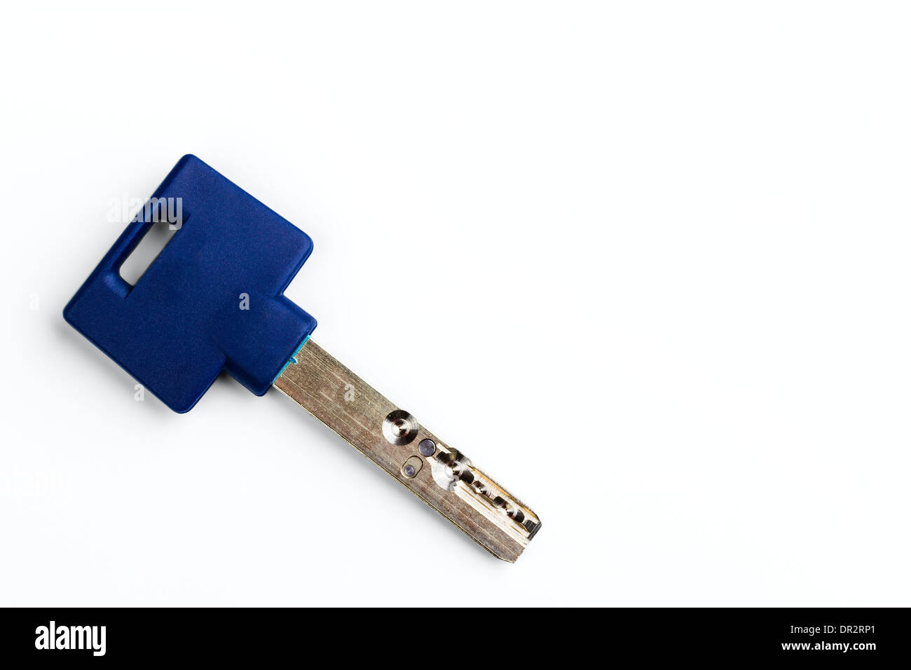 door lock key isolated on white background Stock Photo - Alamy