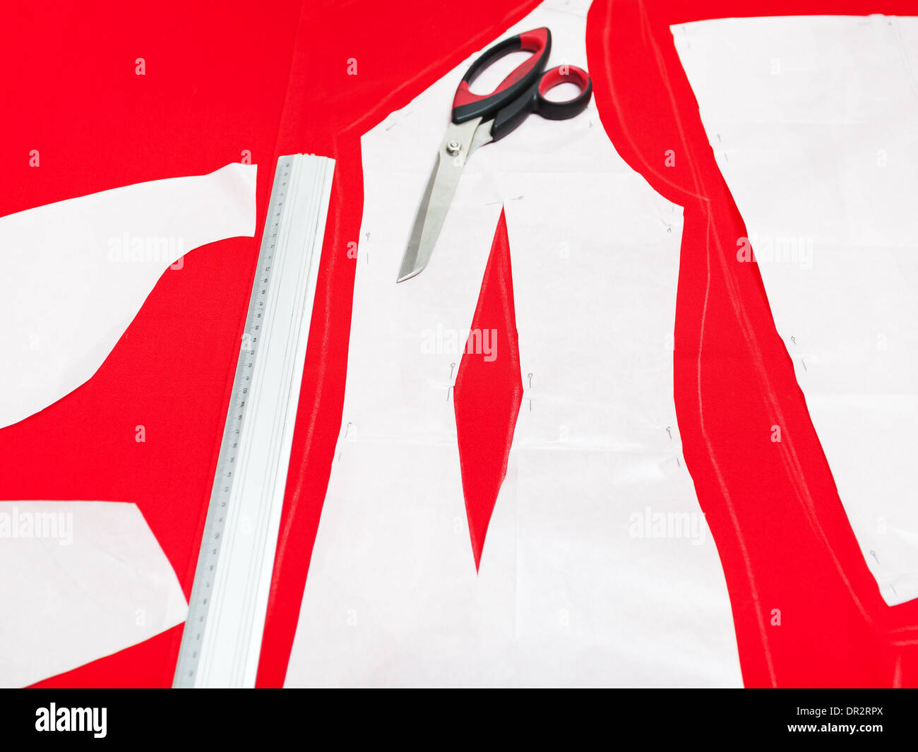 With scissors and ruler hi-res stock photography and images - Alamy