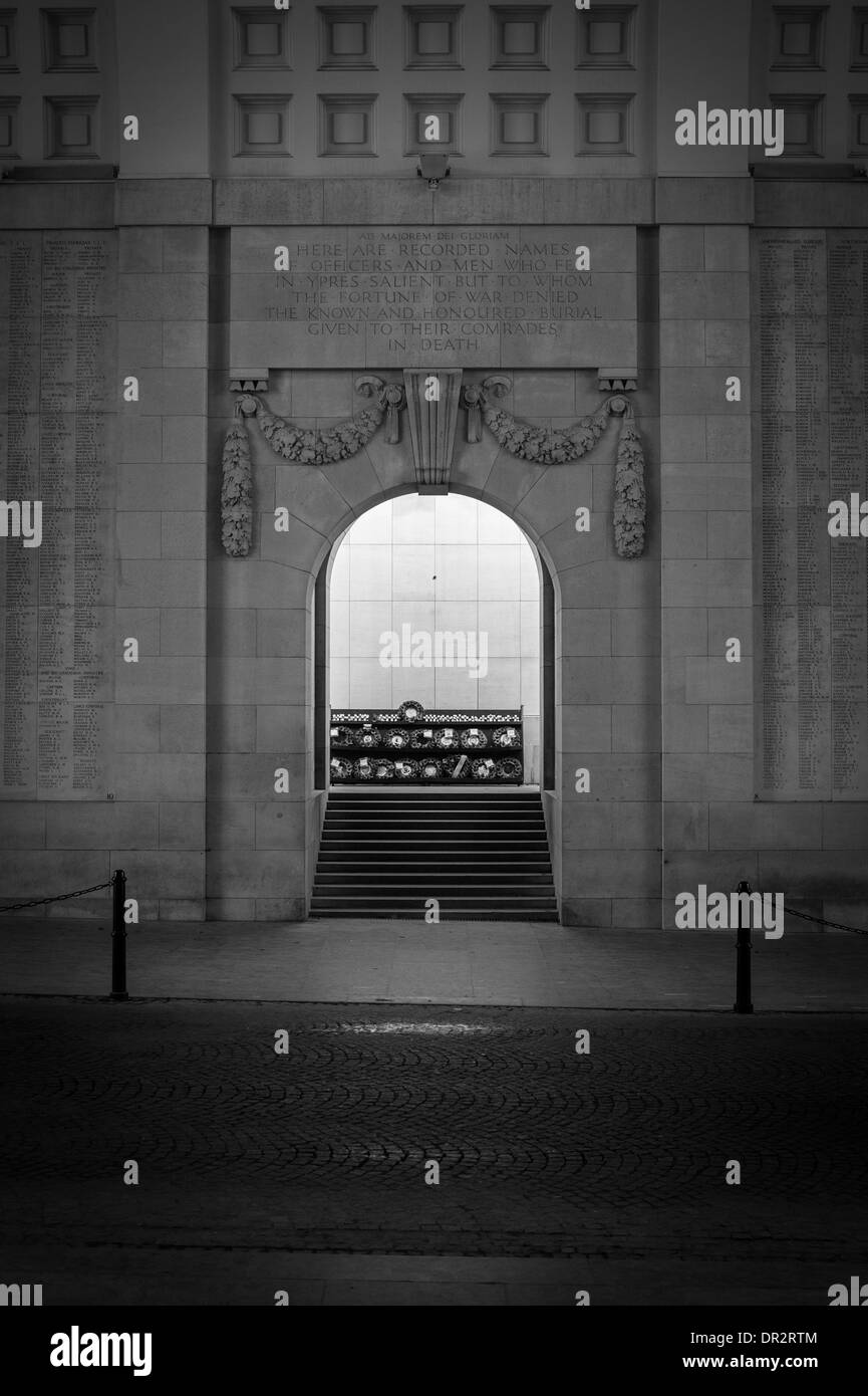 Menin Gate Memorial, Ieper, Belgium Stock Photo - Alamy