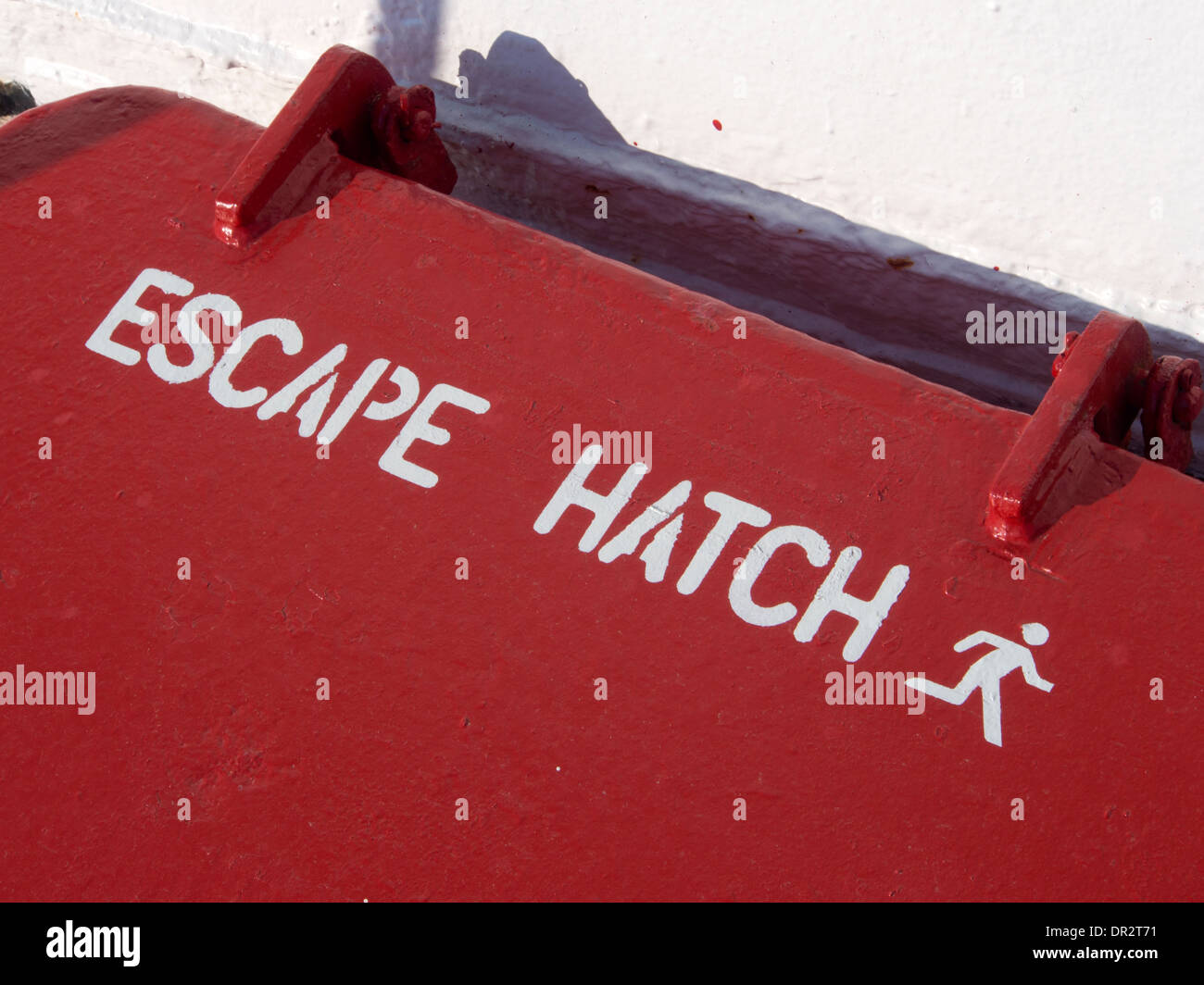 Running man emergency exit sign hi-res stock photography and images - Alamy