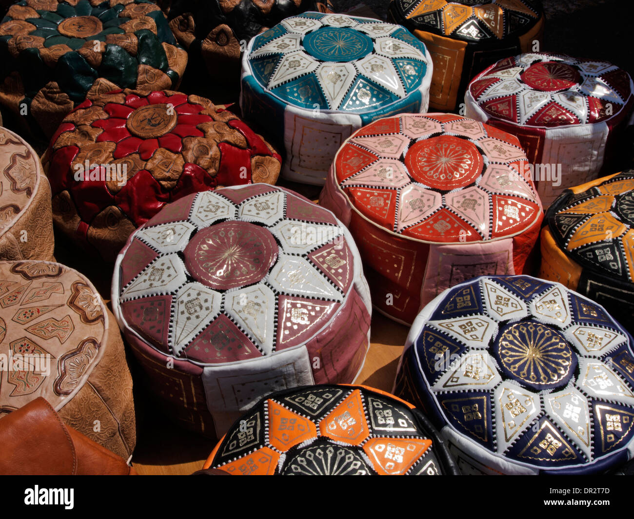 Moroccan leather hi-res stock photography and images - Alamy