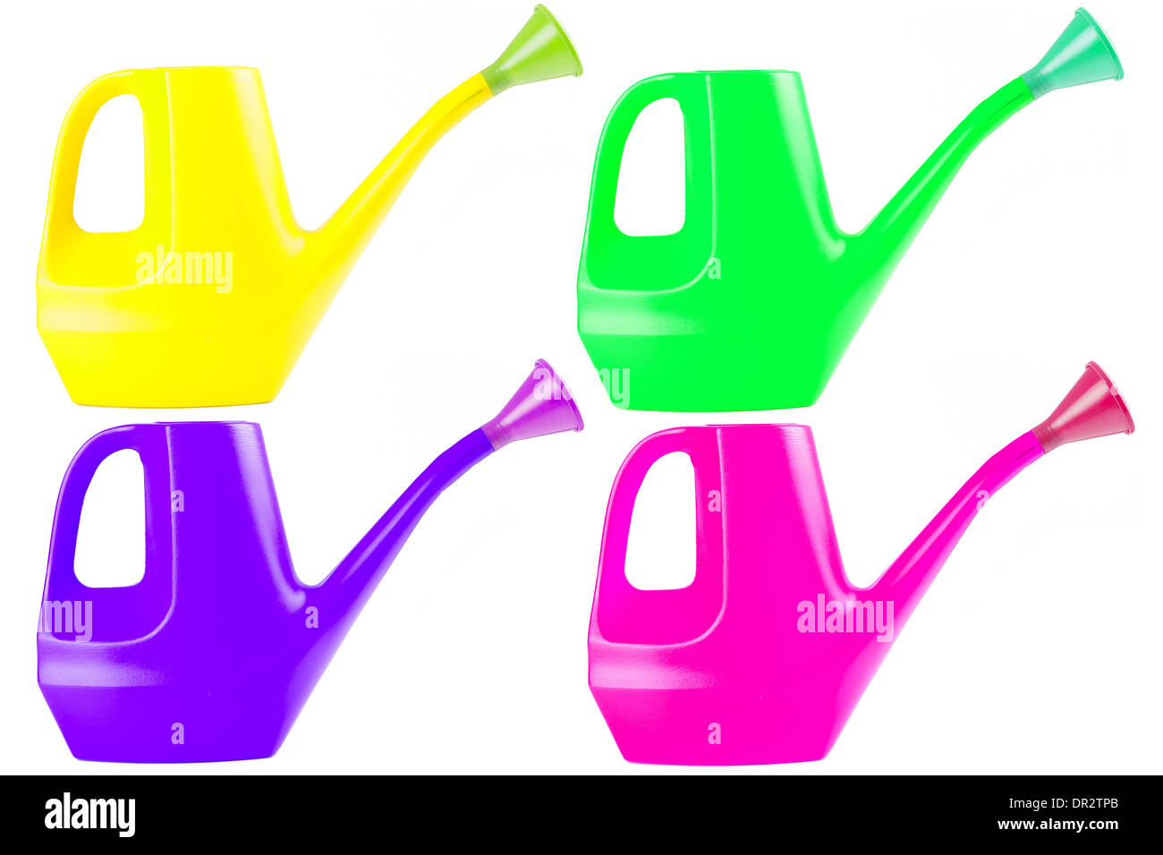 Watering can color collection set Stock Photo - Alamy