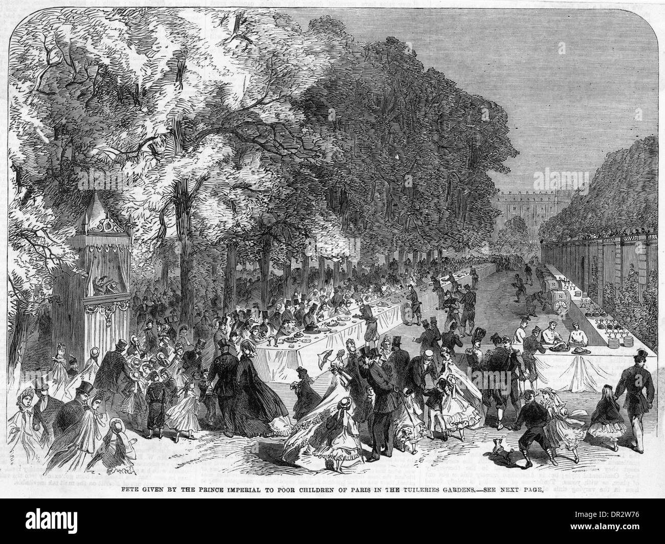 POOR CHILDREN FEASTED Stock Photo - Alamy