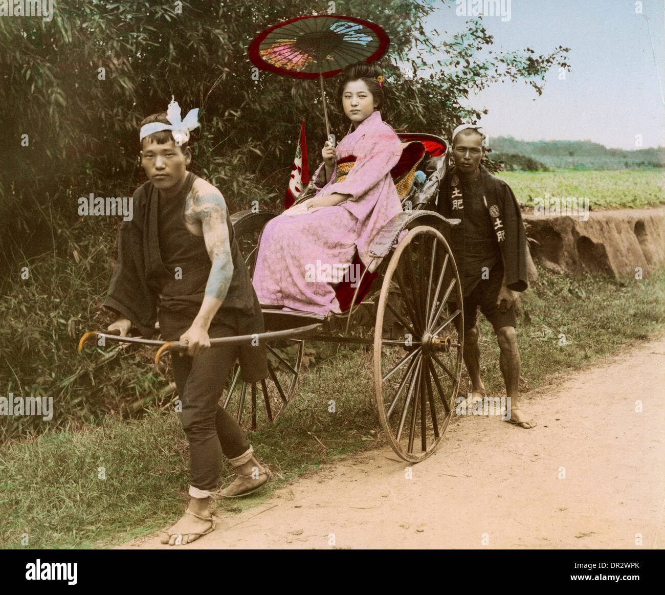 girl on rickshaw Stock Photo - Alamy
