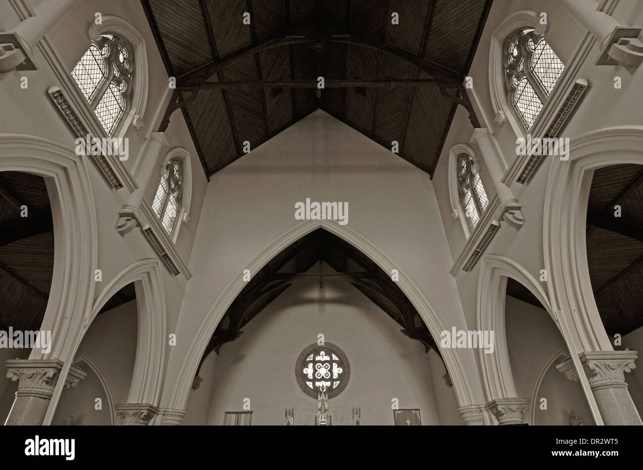 roof of st marys catholic church warwick, queensland, australia in ...