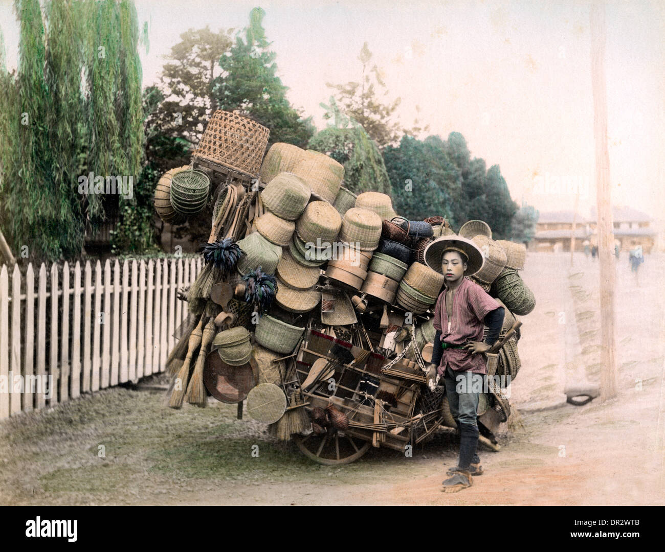 Basket seller hi-res stock photography and images - Alamy