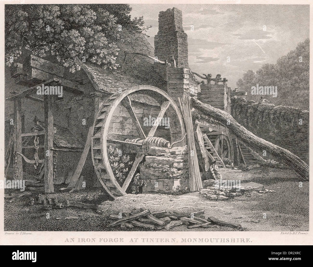 IRON FORGE AT TINTERN Stock Photo - Alamy