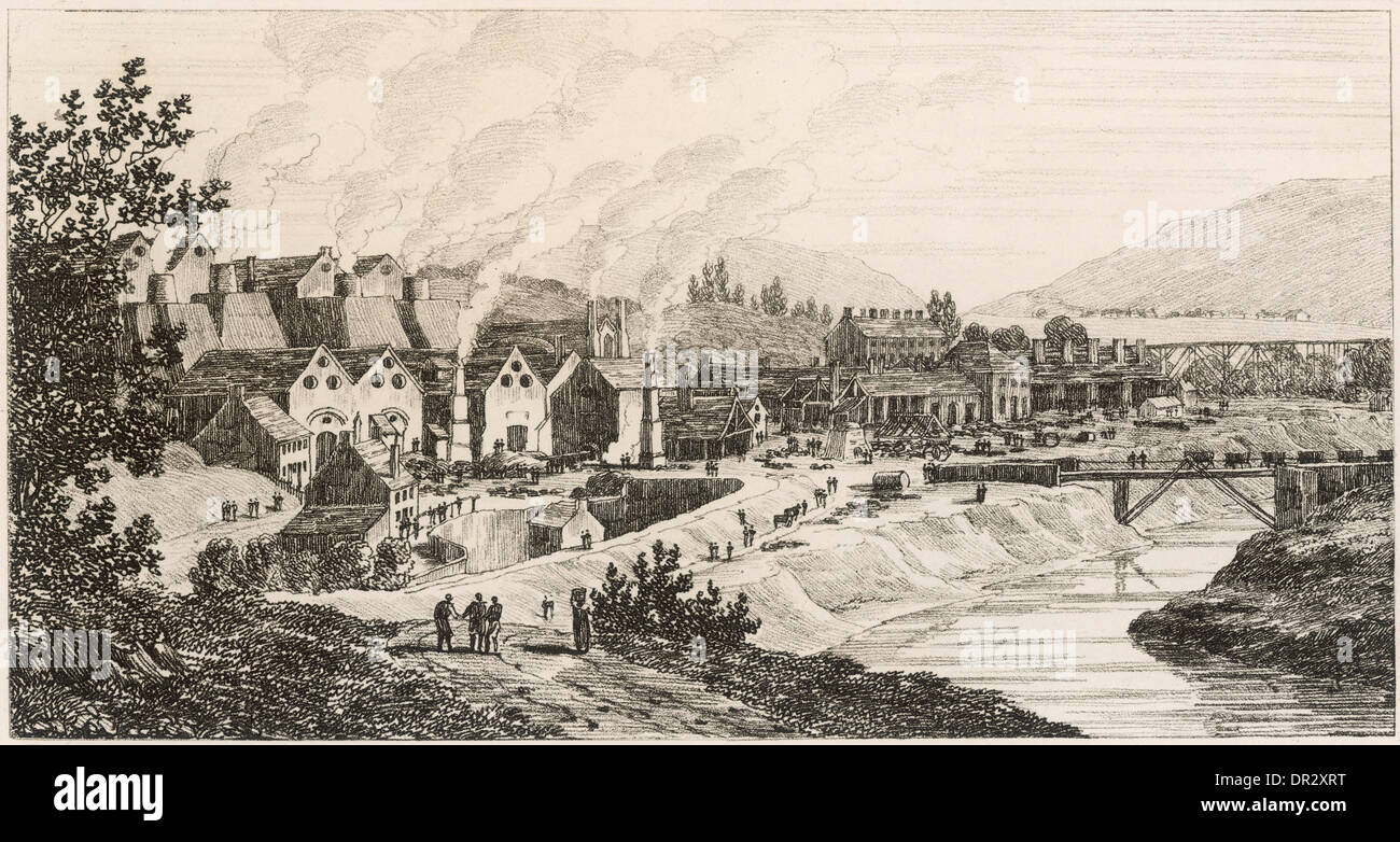 Cyfarthfa ironworks hi-res stock photography and images - Alamy