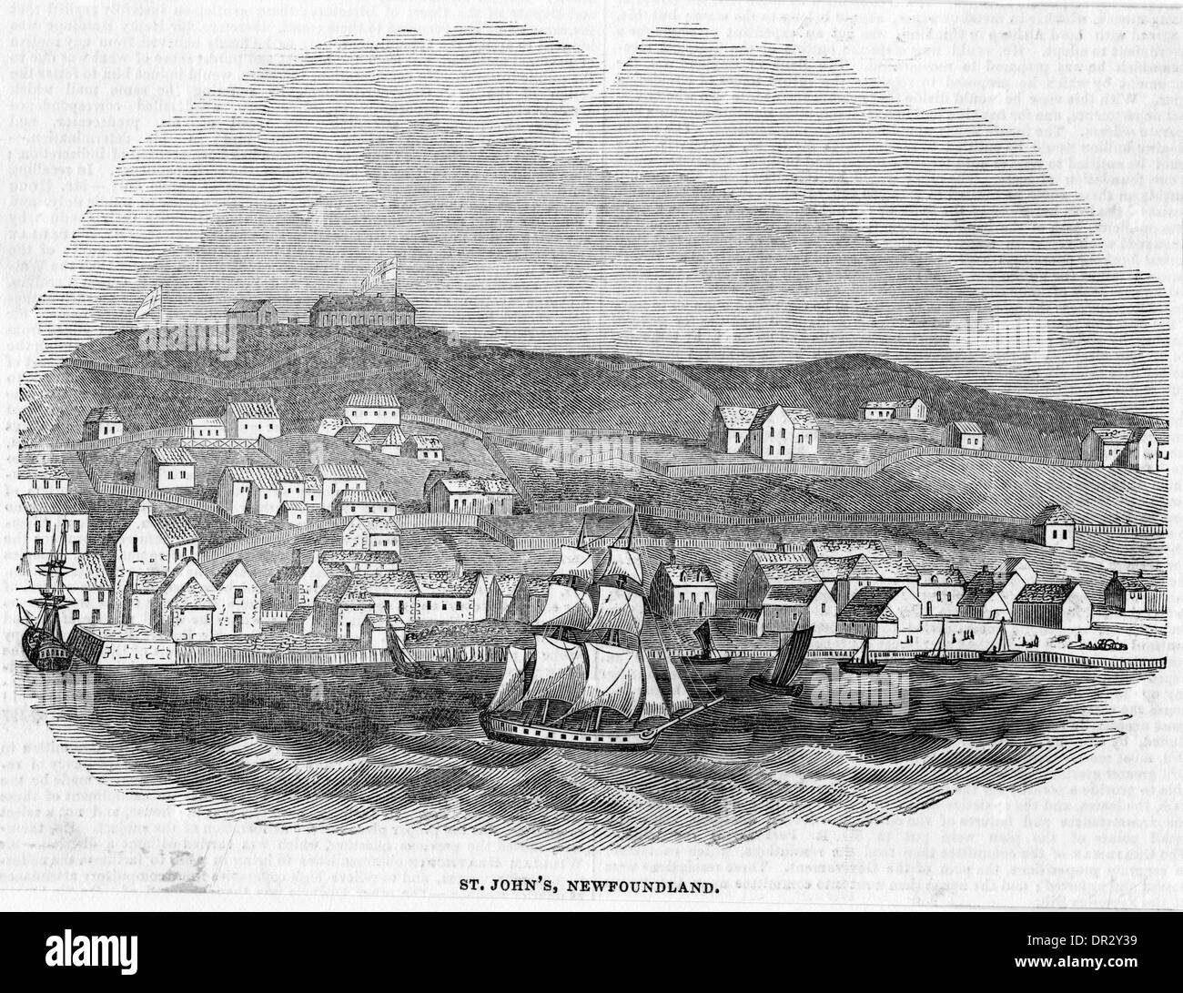 St john, new brunswick, canada Black and White Stock Photos & Images ...