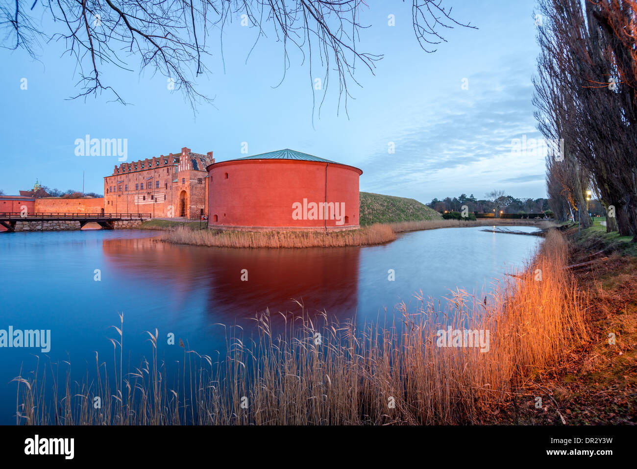 Ancient fortress in Malmo, Sweden, with moat Stock Photo - Alamy