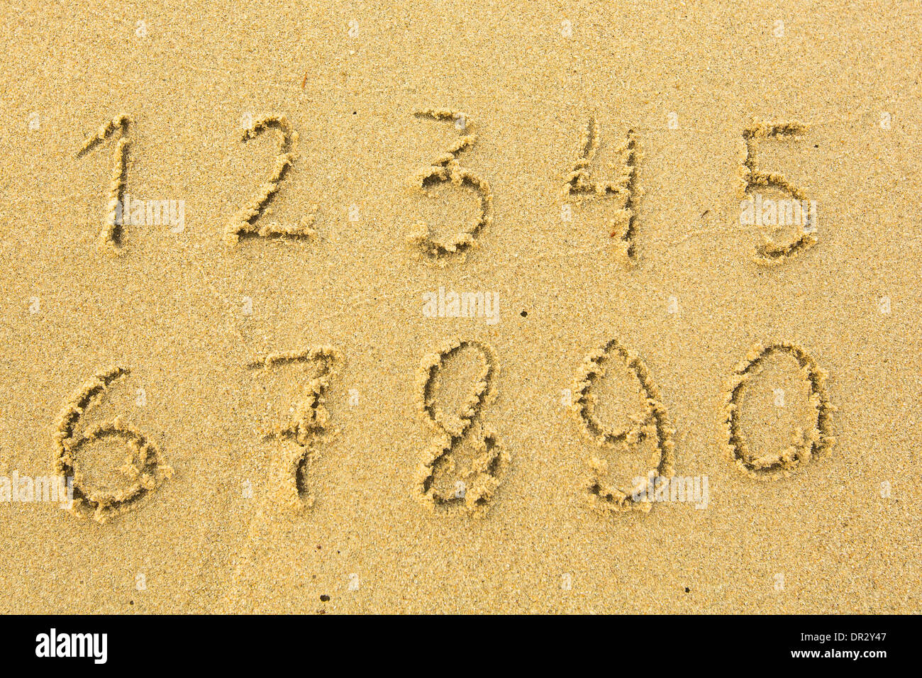 Numbers from one to nine hi-res stock photography and images - Alamy