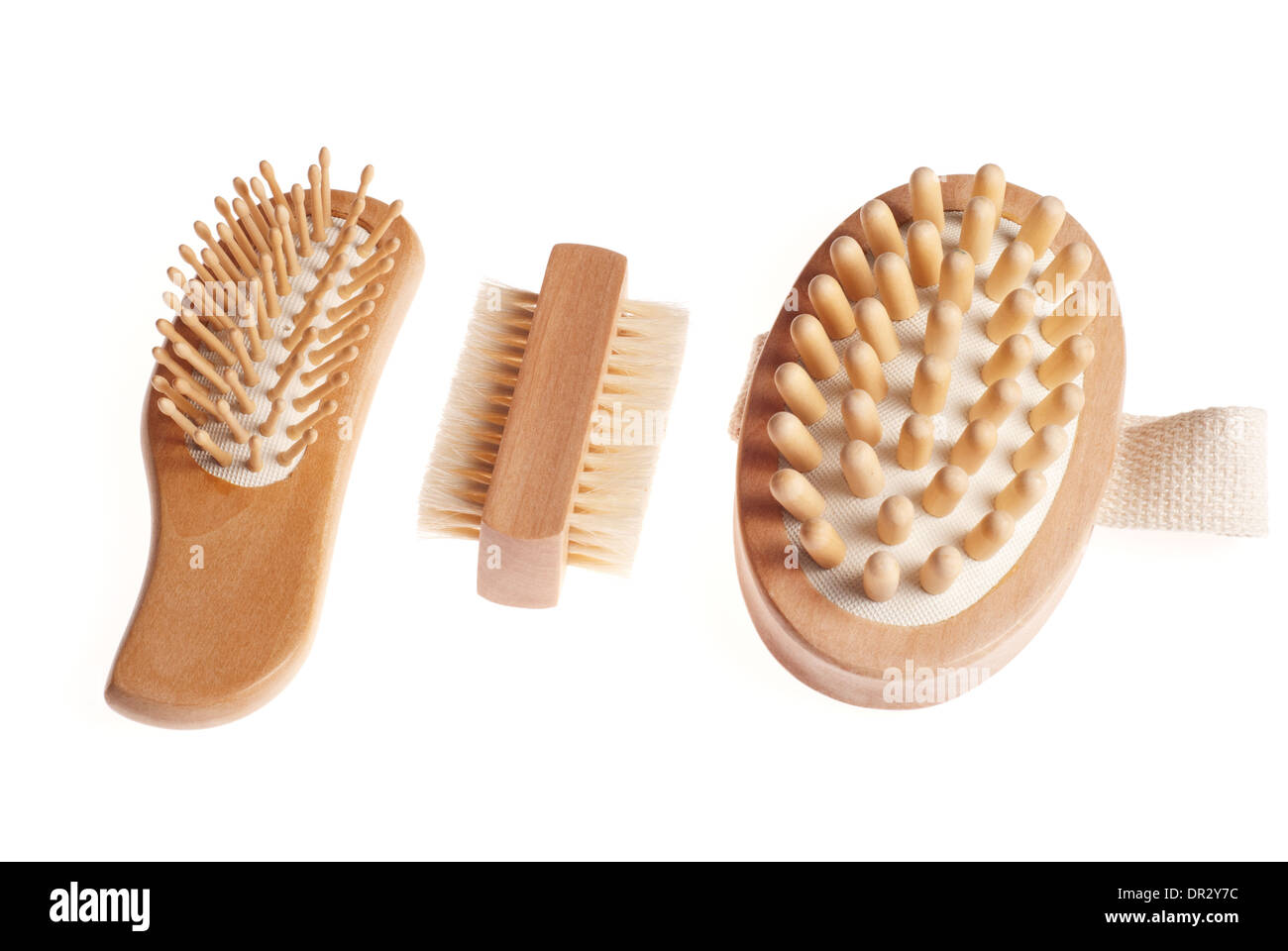 Bath anti-cellulitis spa massage kit with comb, brush and hairbrush ...