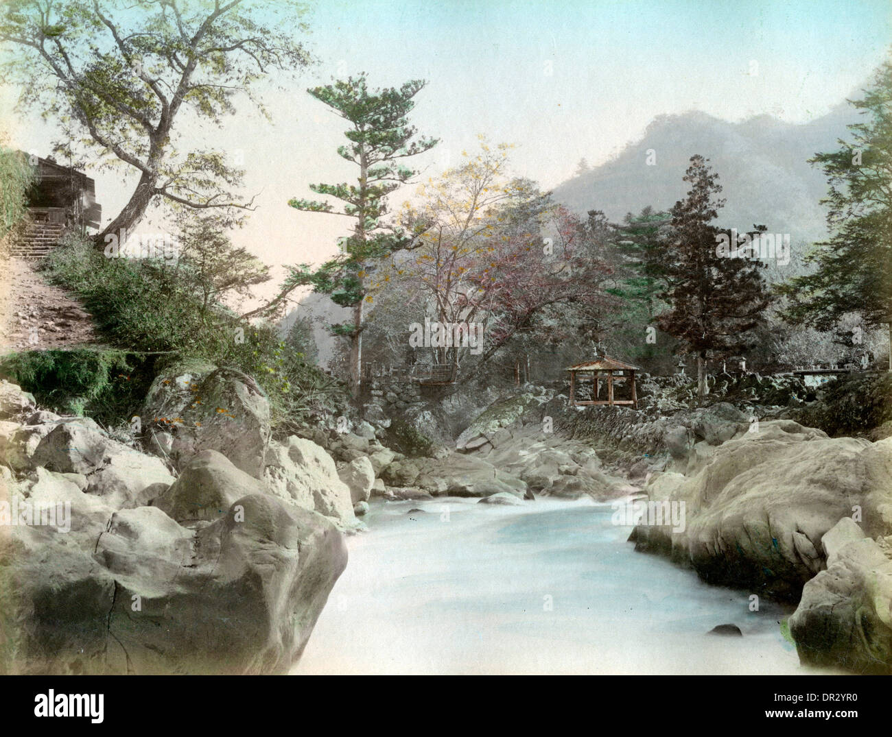 River scene in Japan Stock Photo - Alamy