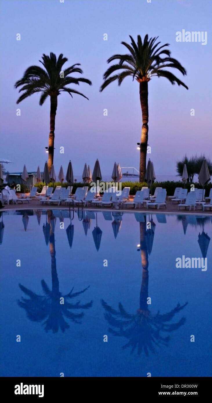 Monte carlo beach club monaco hi-res stock photography and images - Alamy