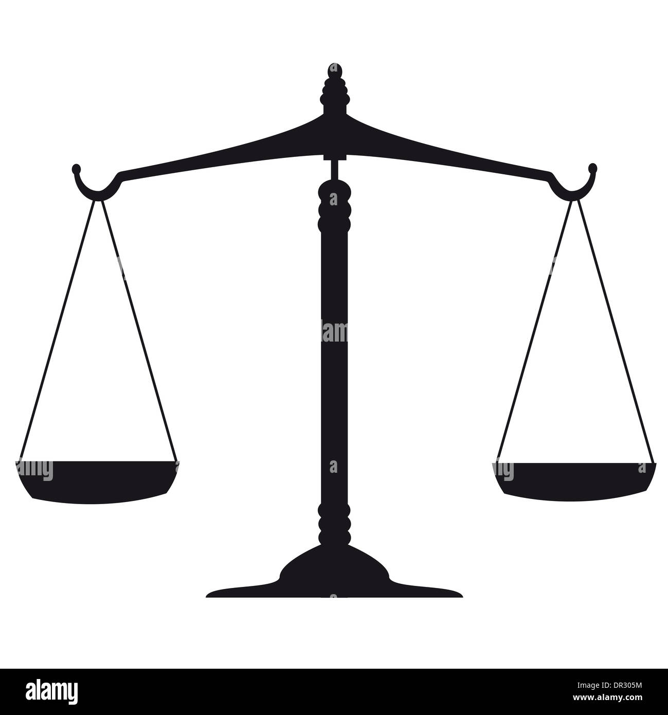 Court scales Cut Out Stock Images & Pictures - Alamy