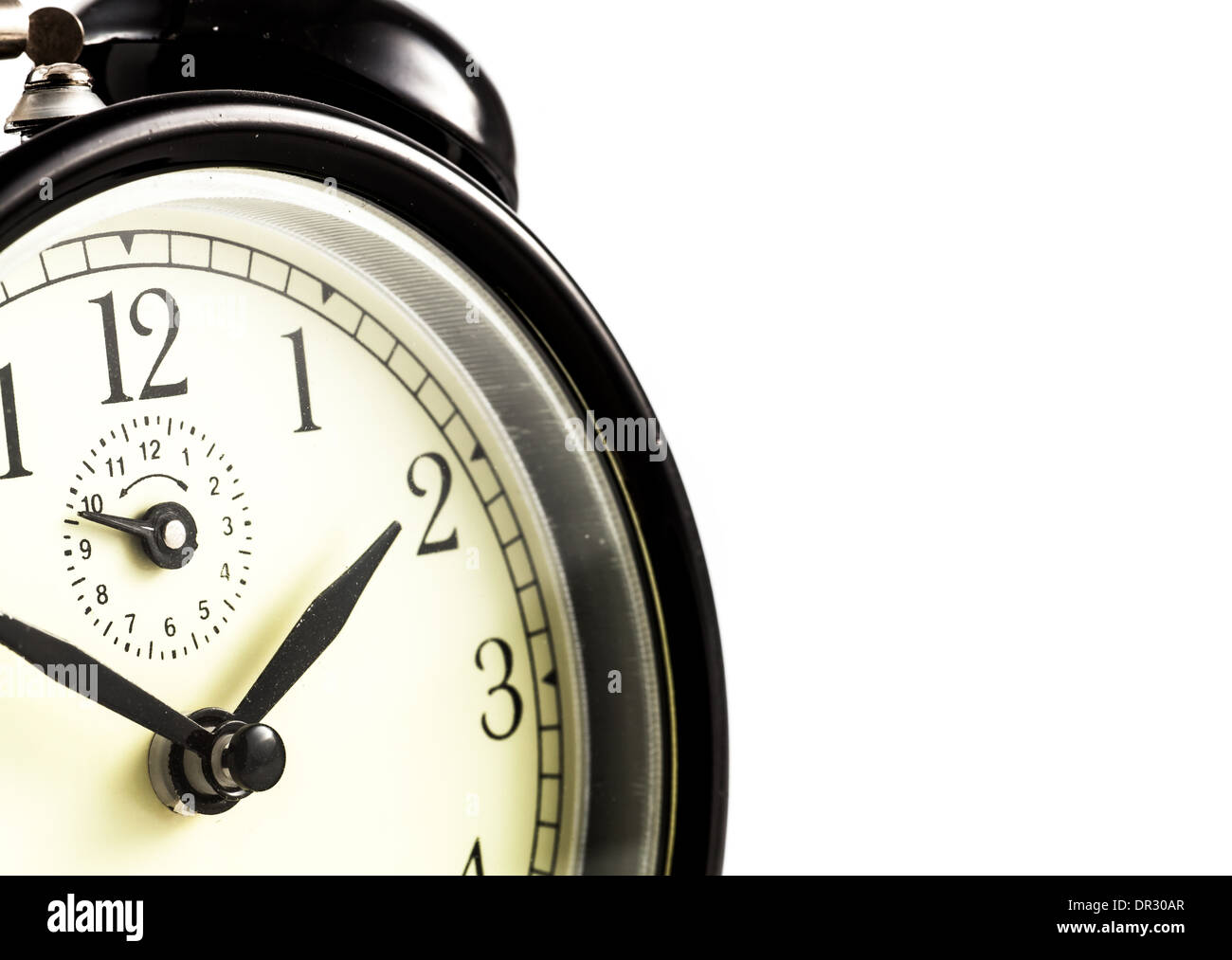 Detail of a used mechanical clock, very flexible concept Stock Photo ...