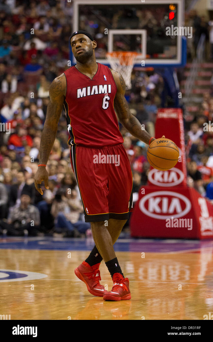Philadelphia, Pennsylvania, USA . 17th Jan, 2014. Miami Heat small ...