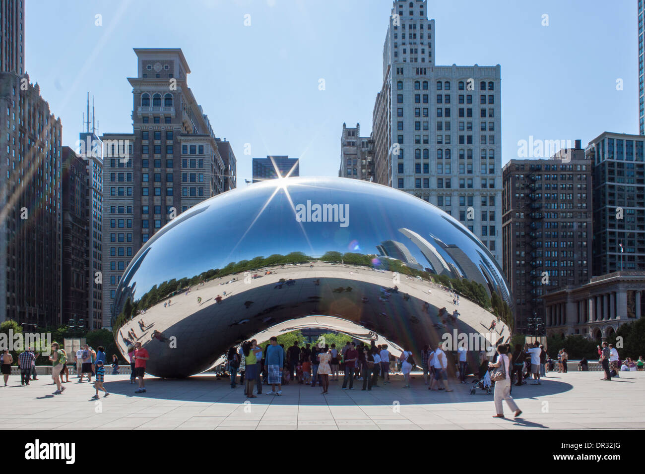 Cloud Gate in Downtown Chicago Stock Photo - Alamy