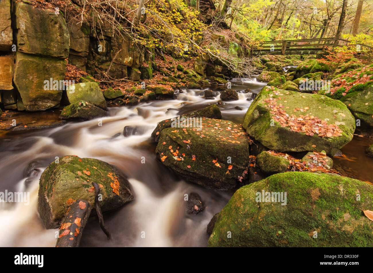 Padley gorge walk hi-res stock photography and images - Alamy