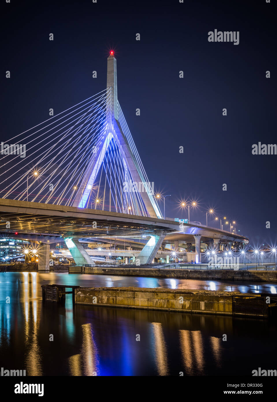 The Zakim Bridge in Boston, MA Stock Photo - Alamy